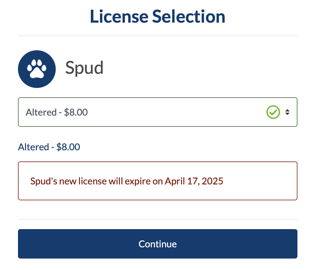 How To Place An Order For A License Or Renewal – DocuPet