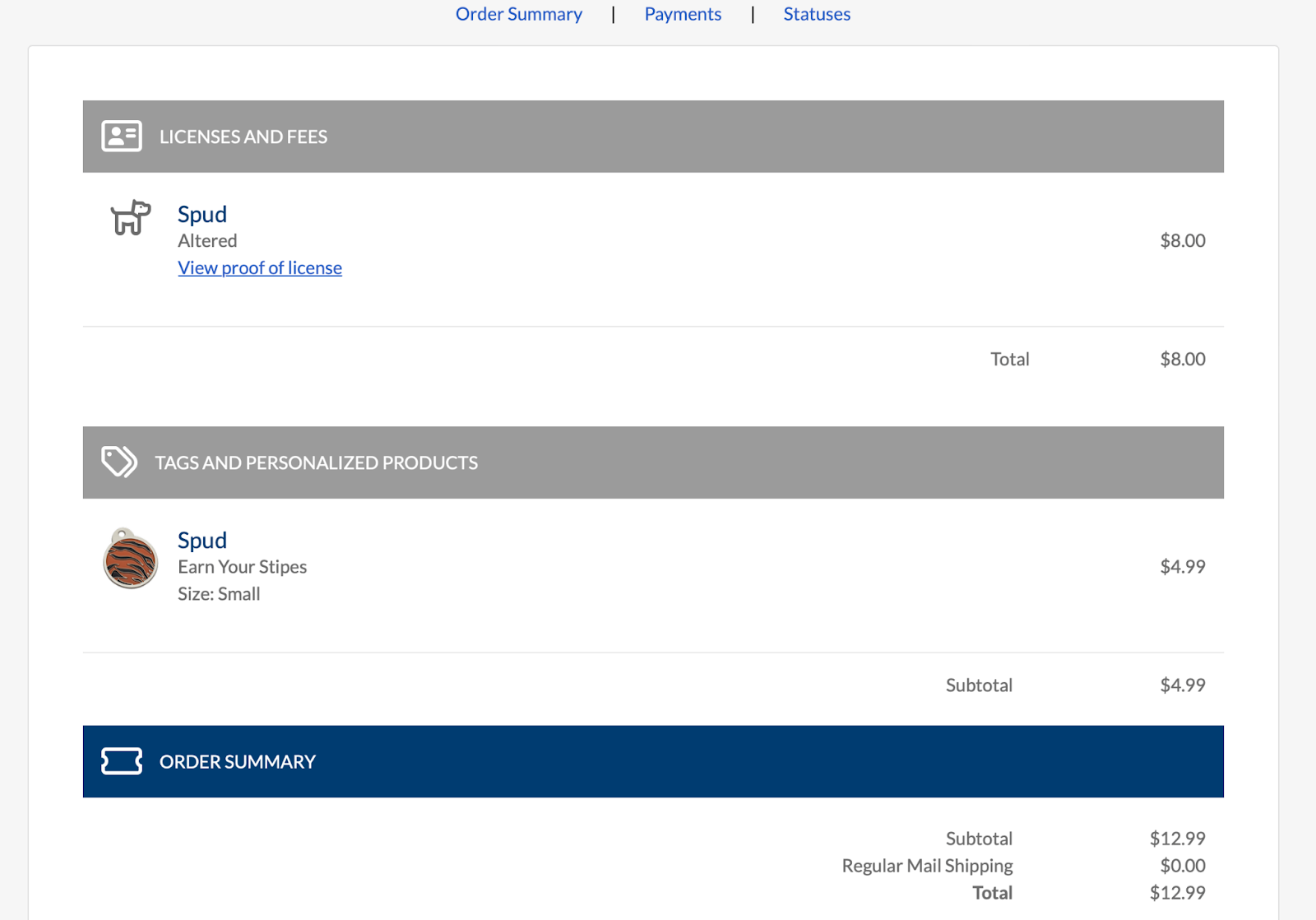 How To Place An Order For A License Or Renewal – DocuPet